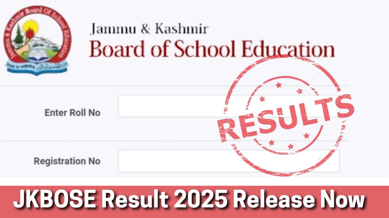 JKBOSE Result 2025: JKBOSE 10th and 12th Results Declared at jkbose.nic ...