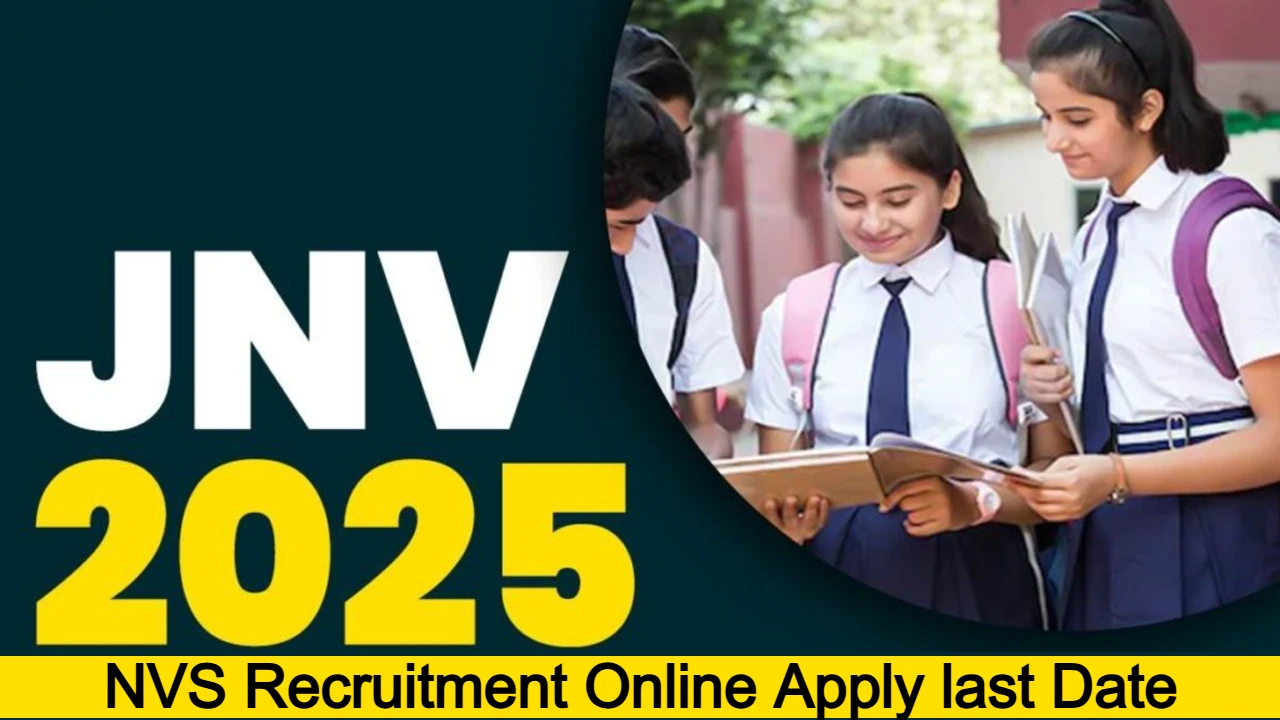 NVS Recruitment 2025 Sarkari Result for Teaching & Non-Teaching Online Apply, Notification PDF ...